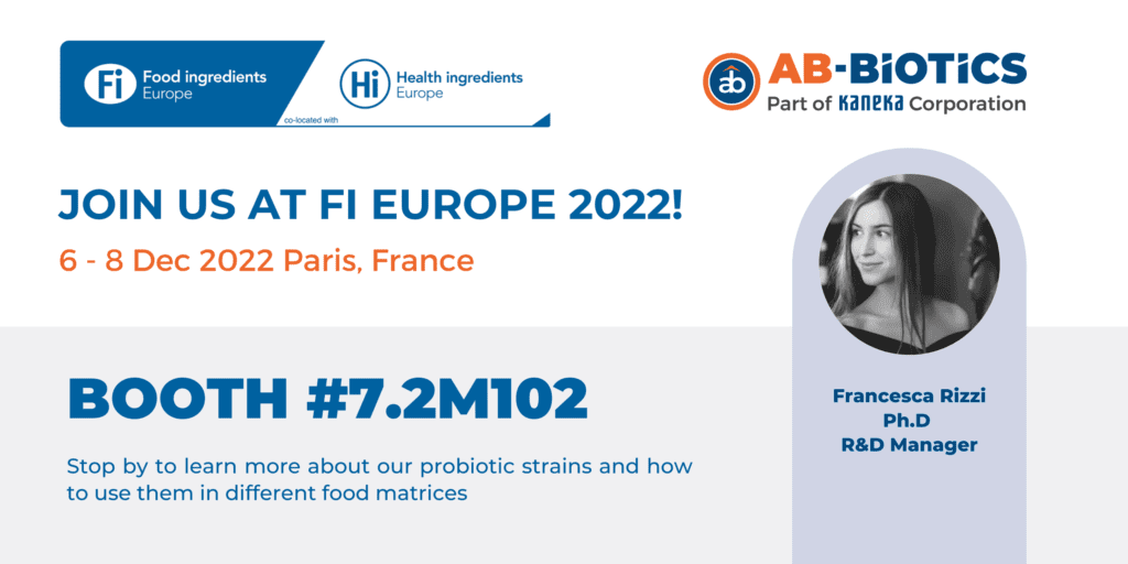 Meet us at Food ingredients Europe — AB-BIOTICS